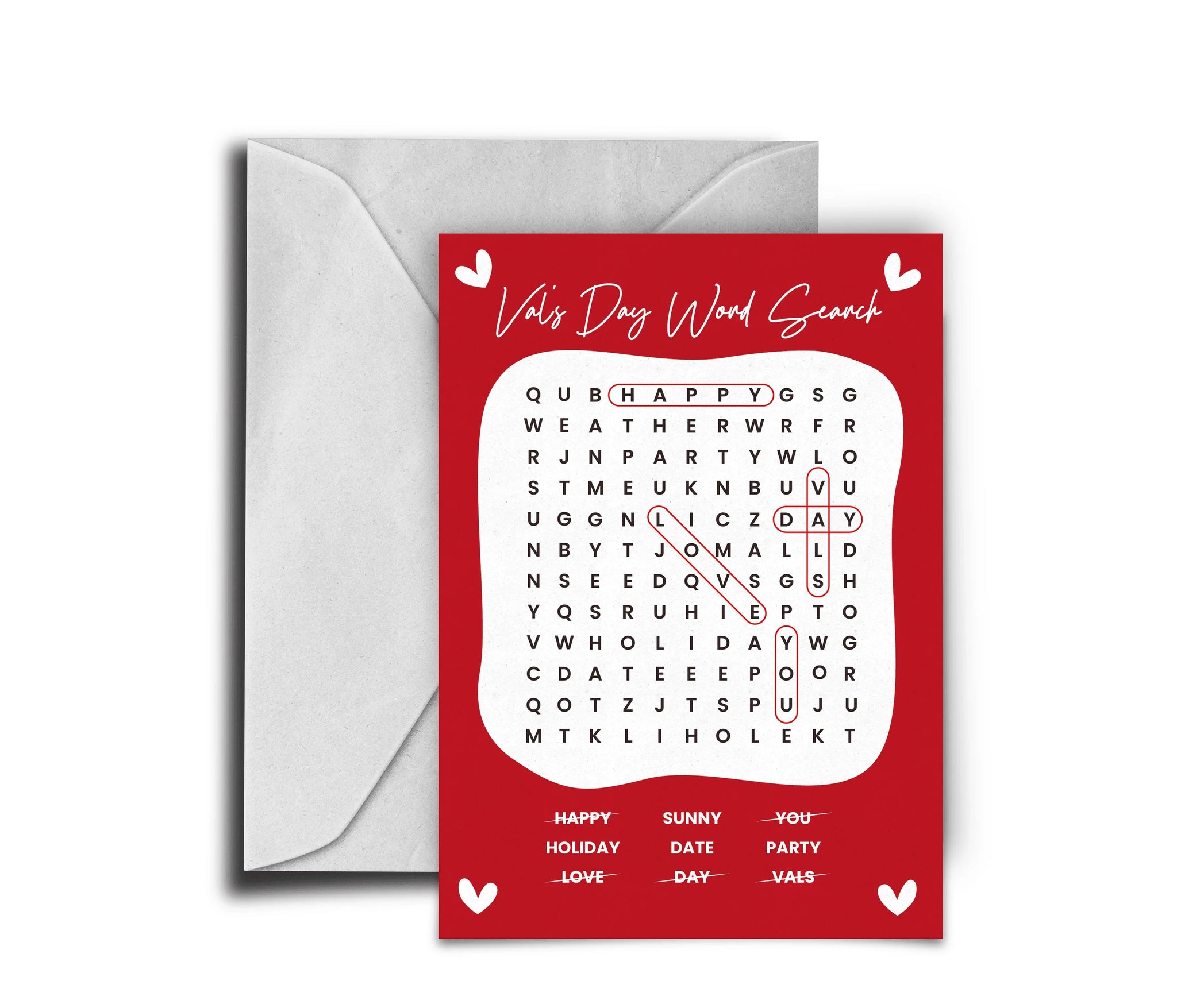 Word Search - Val's Day – Not Just Pulp